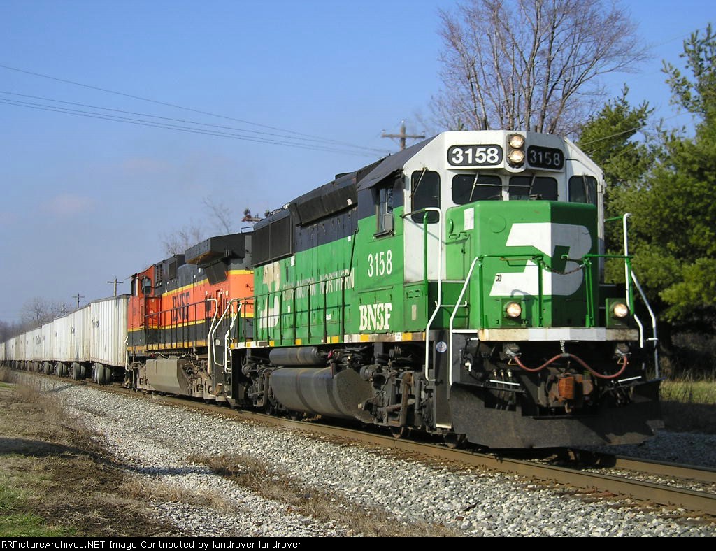 BNSF 3158 On NS 251 Eastbound